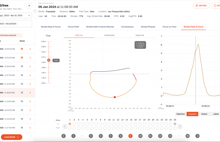 STROKE PATH & FORCE | eo